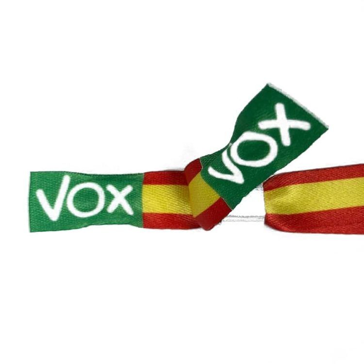 VOX España Pulsera Abridor and Chapas | Merchandising Vox