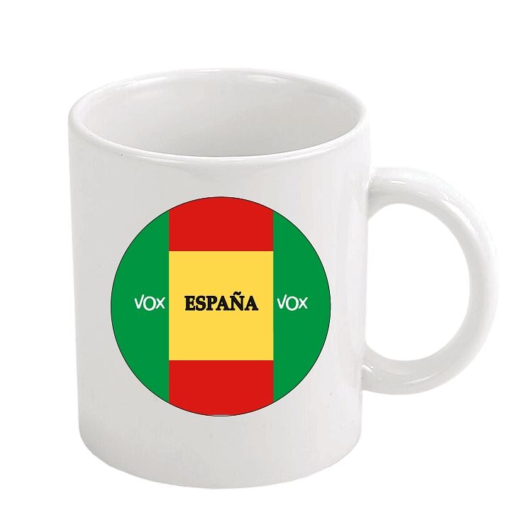 Taza España Vox Politica Bandera Española - Merchandising Vox