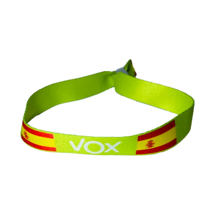 VOX España Pulsera Abridor and Chapas | Merchandising Vox